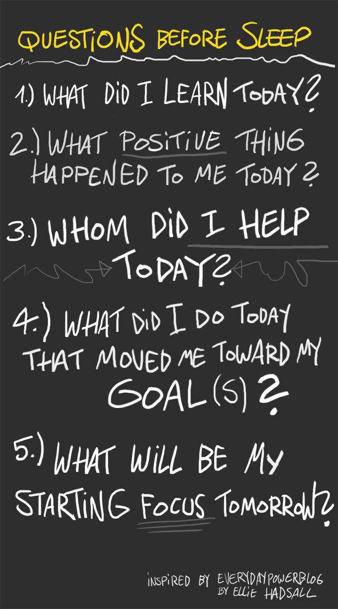 Timothy A. Koonce: 5 questions you should ask yourself every day before bed